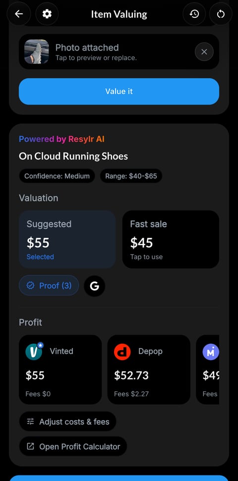 Best AI Resale Price Scanner Apps in 2026 | Resylr