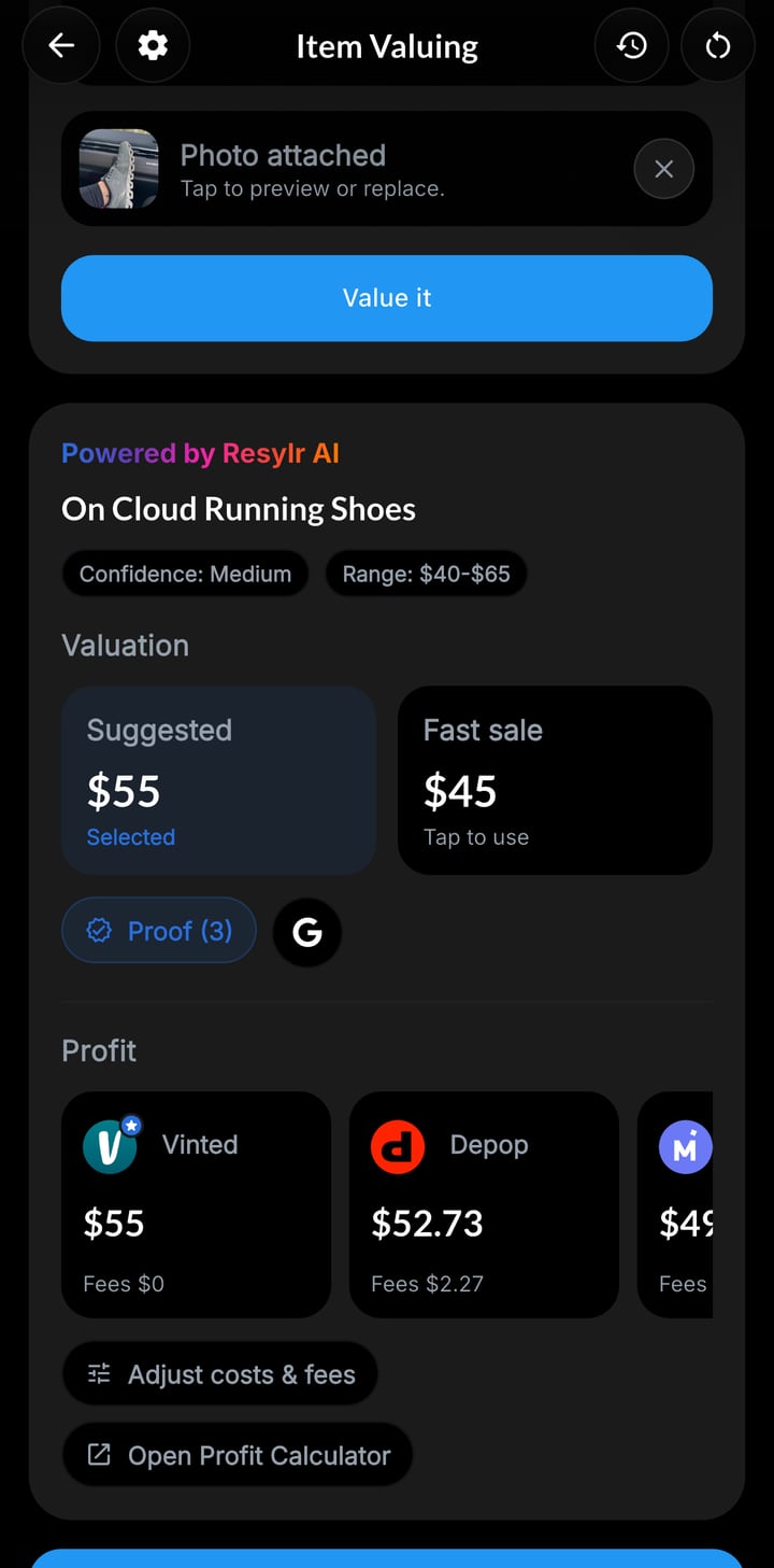 Best AI Resale Price Scanner Apps in 2026 | Resylr